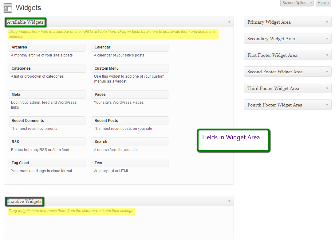 Learn The Proper Usage Of Widgets In WordPress | InkThemes