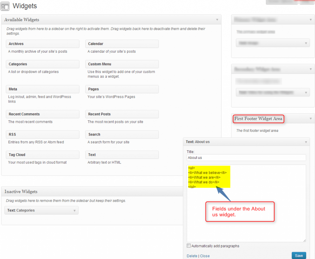 Learn The Proper Usage Of Widgets In WordPress | InkThemes