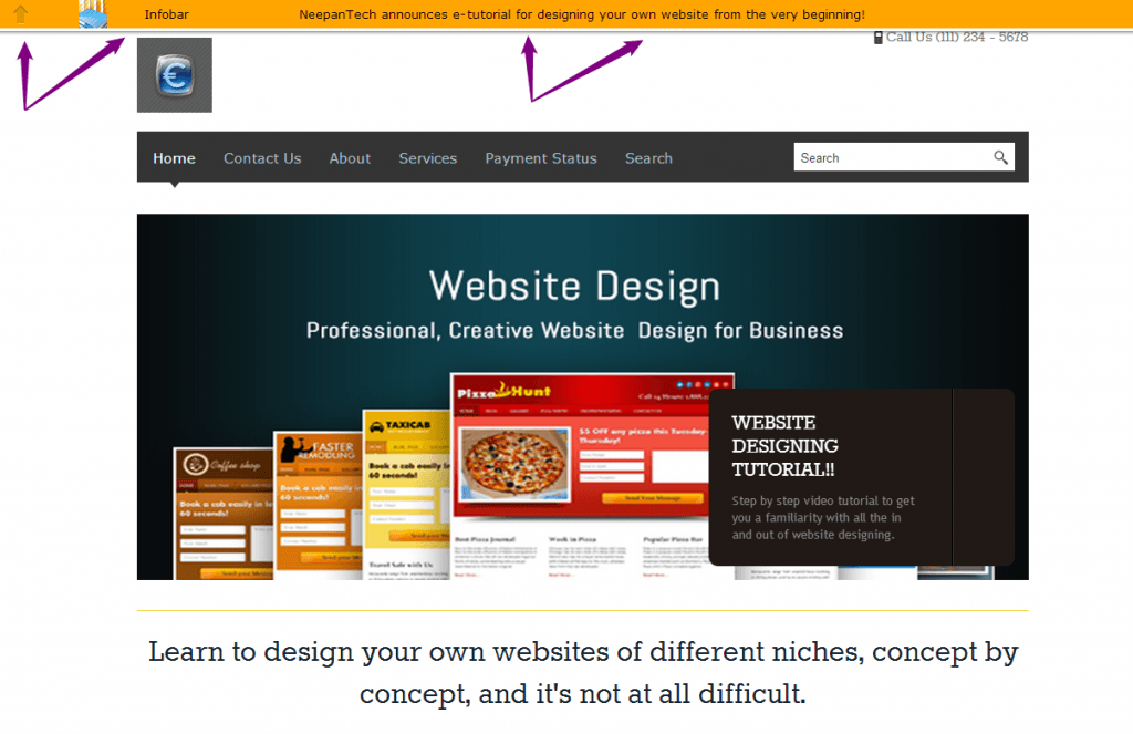 How to use Infobar Notification WordPress Plugin | InkThemes