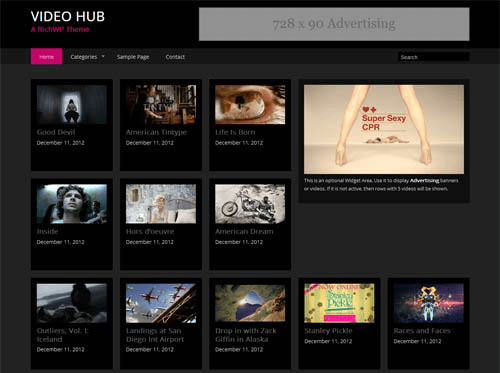 28 Free Responsive Video WordPress Themes 2018 | InkThemes