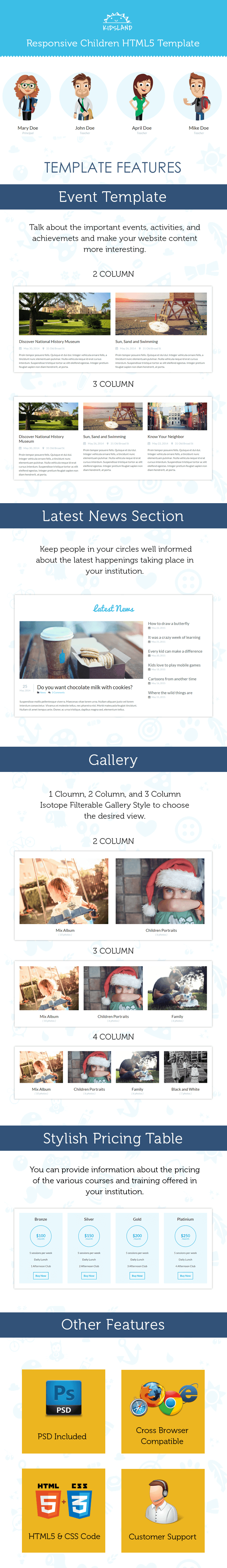 HTML Template for Schools and Educational Institutions | InkThemes