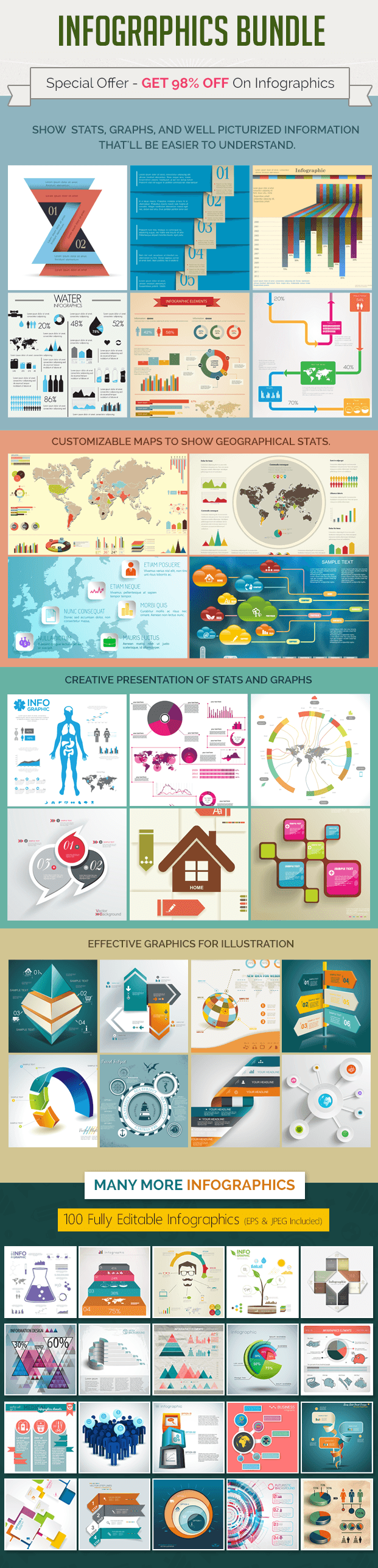 100 Infographic Elements