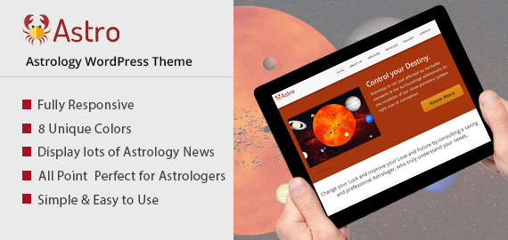 Astrology WordPress Theme|Designed for Astrologers & Numerologists | InkThemes