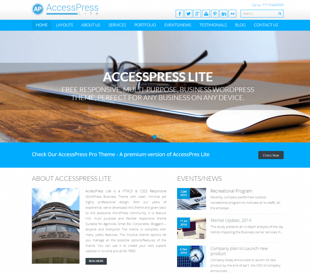 10+ Best Free Responsive WordPress Themes| InkThemes