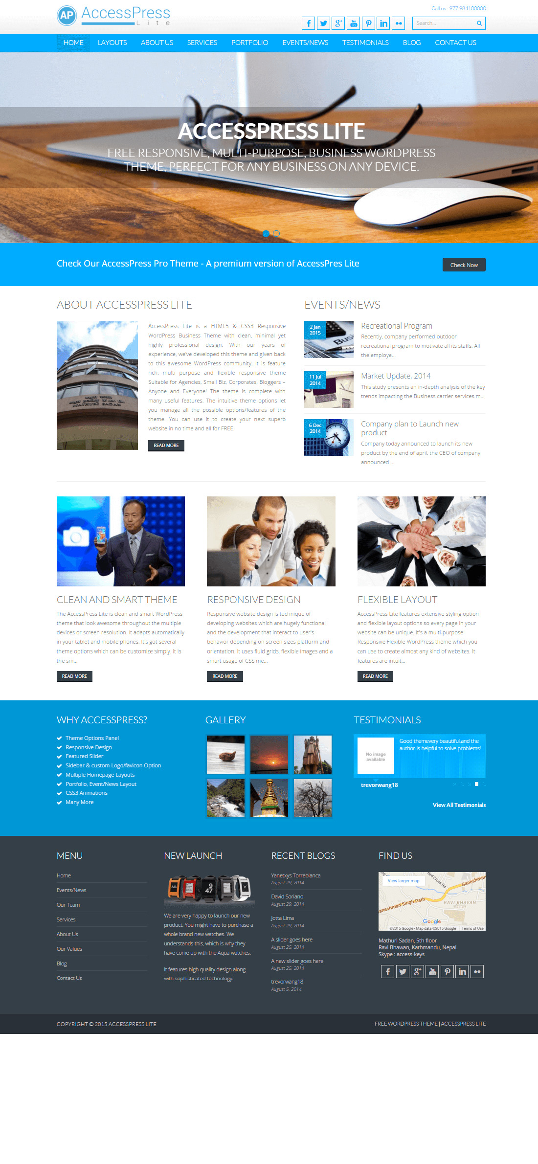 9 Best Free Responsive WordPress Themes | InkThemes