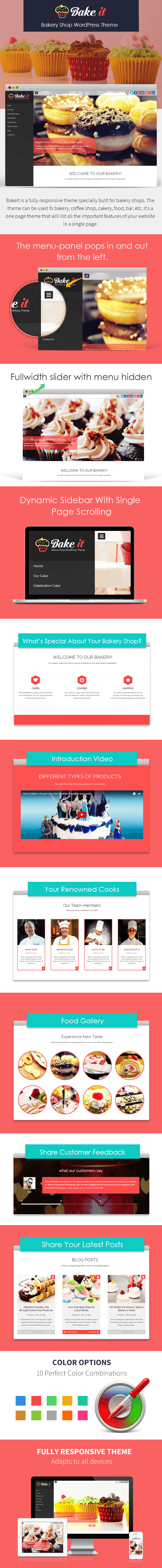 Bakery Shop WordPress Theme | InkThemes