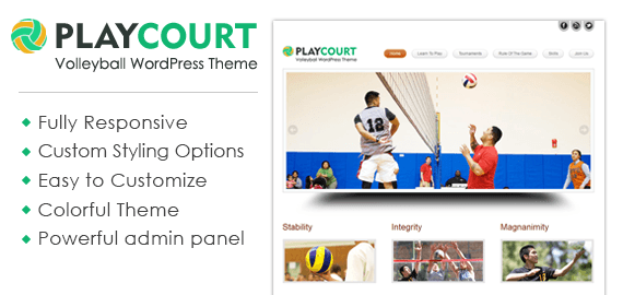Volleyball WordPress Theme | InkThemes