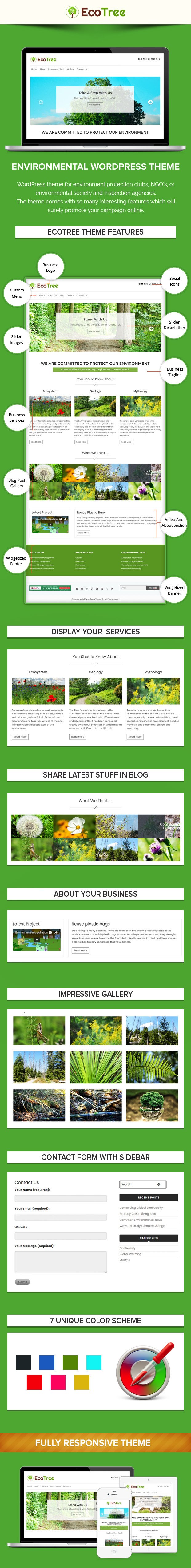 Environmental WordPress theme | InkThemes