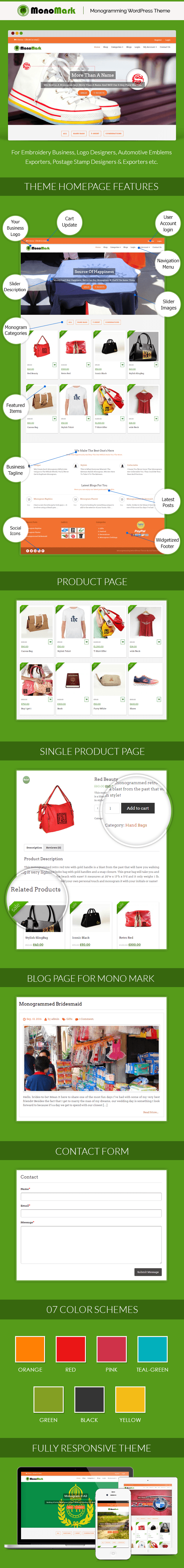 MonoMark - Monogramming WordPress Theme | InkThemes
