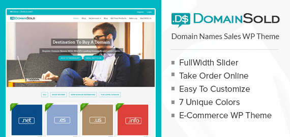 DomainSold - Domain Names Sell WordPress Theme | InkThemes