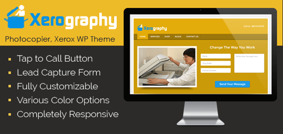 Xerography - Photocopier Xerox WordPress Theme | InkThemes