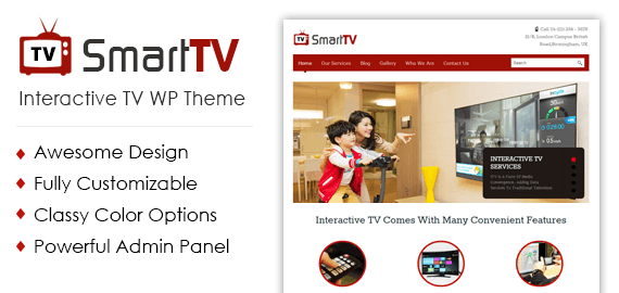 SmartTV - Interactive TV WordPress Theme & Template | InkThemes