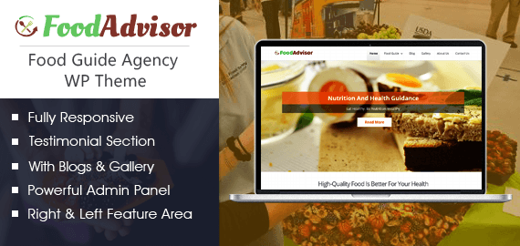 Food Guide Agency WordPress Theme & Template | InkThemes