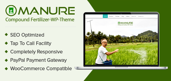 [Manure] Compound Fertilizer WordPress Theme & Template | InkThemes