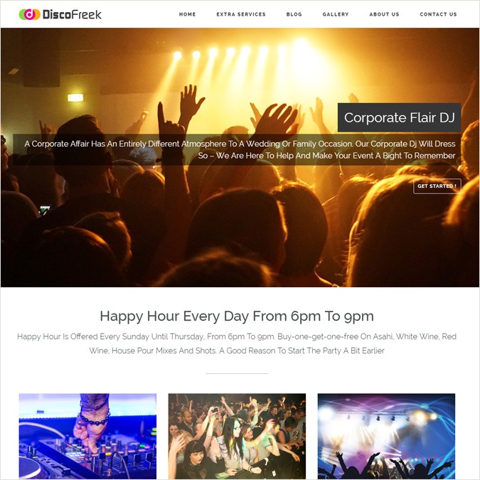 8+ Best Nightclub WordPress Themes [Free Install] | InkThemes