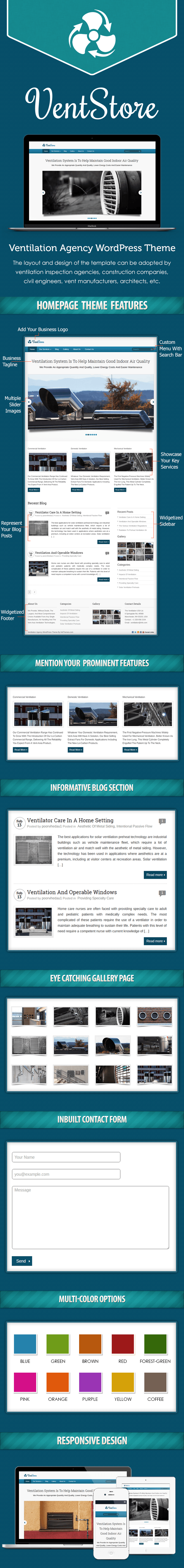 VentStore - Ventilation Inspection WordPress Theme | InkThemes