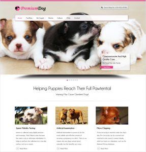 5+ Best Dogs, Puppies Center WordPress Themes | InkThemes