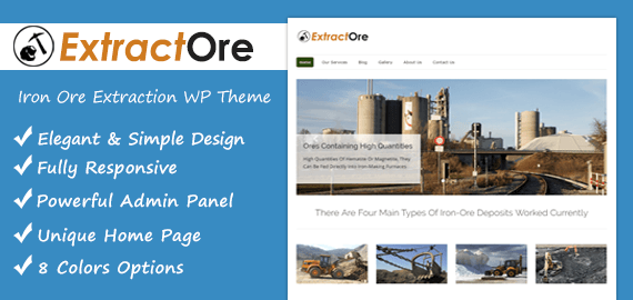 [MetalWork] Die-casting Service WordPress Theme | InkThemes