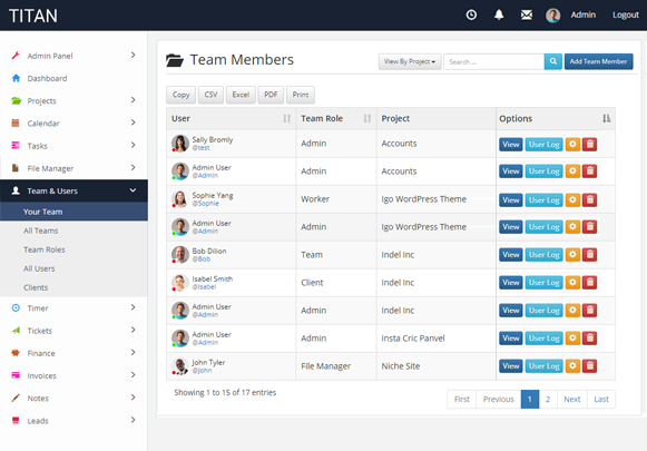 TITAN Project Management PHP Script | InkThemes