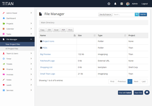 TITAN Project Management PHP Script | InkThemes