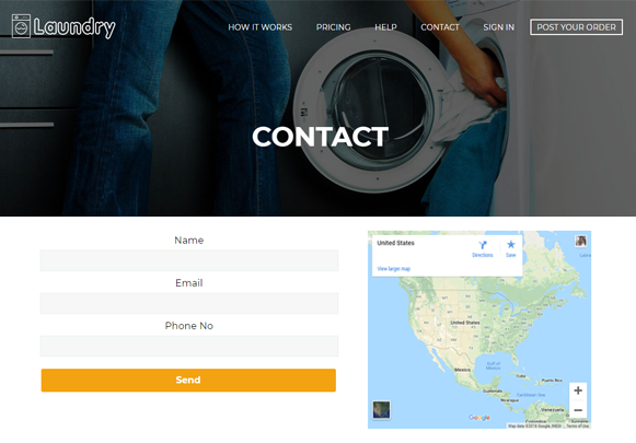 Laundry Service PHP Script | InkThemes