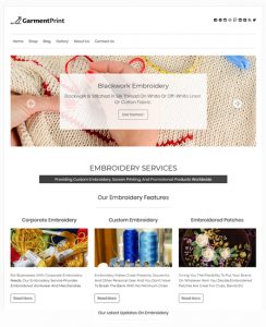 5+ Embroidery Business Website Templates For WordPress | InkThemes
