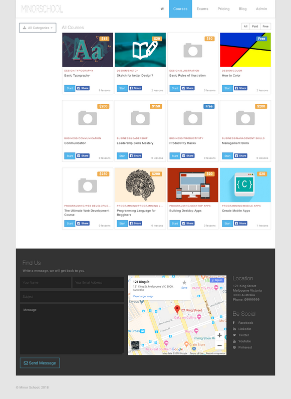 Learning Management System (LMS) PHP Script | InkThemes
