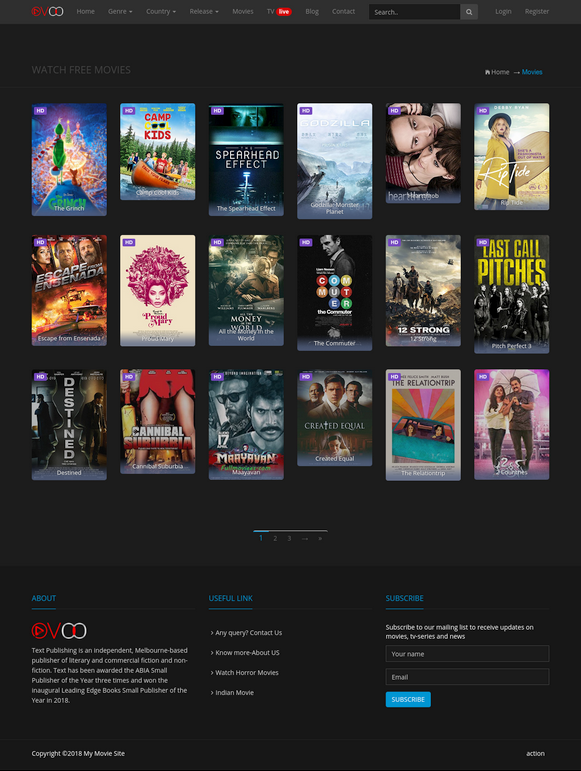 OVOO- Movie & Video Streaming PHP Script | InkThemes
