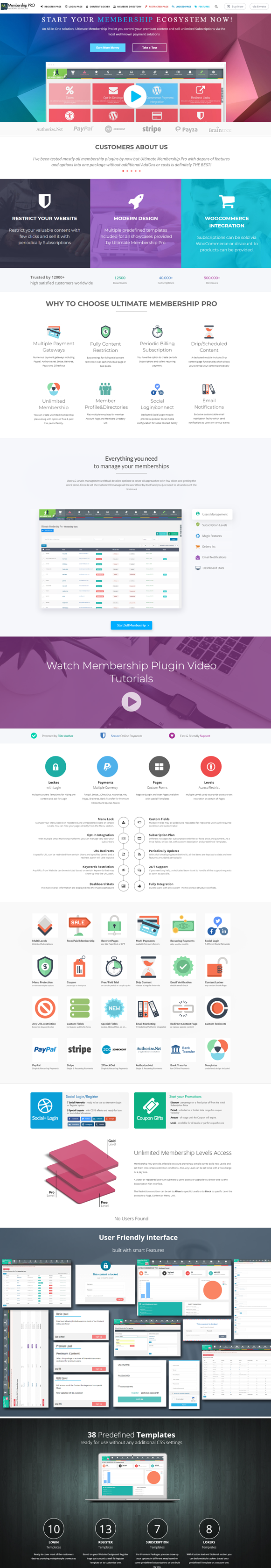 Ultimate Membership Pro - WordPress Plugin | InkThemes