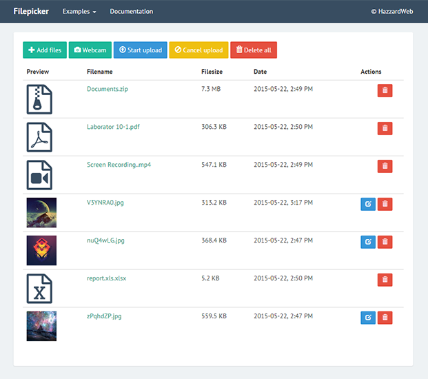 Filepicker Multi File Uploader Php Script Inkthemes