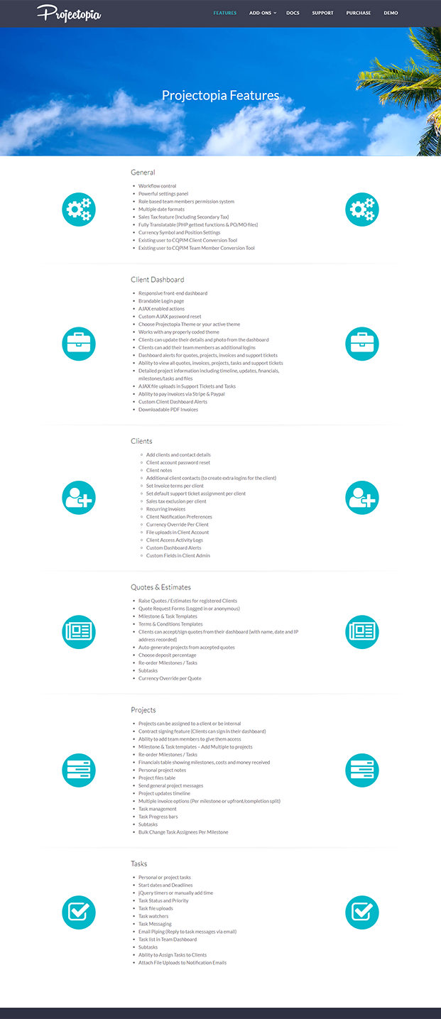 Projectopia - Project Management WordPress Plugin | InkThemes