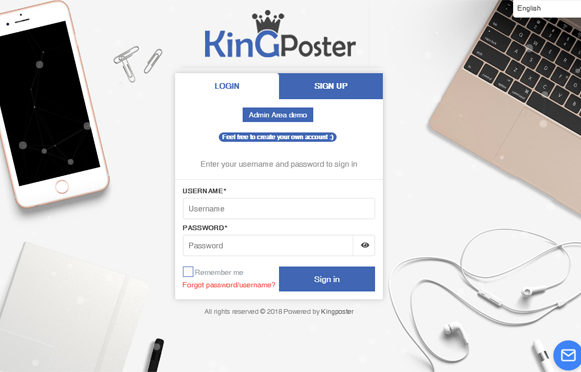 KinGPoster - Facebook Auto Post PHP Script| InkThemes