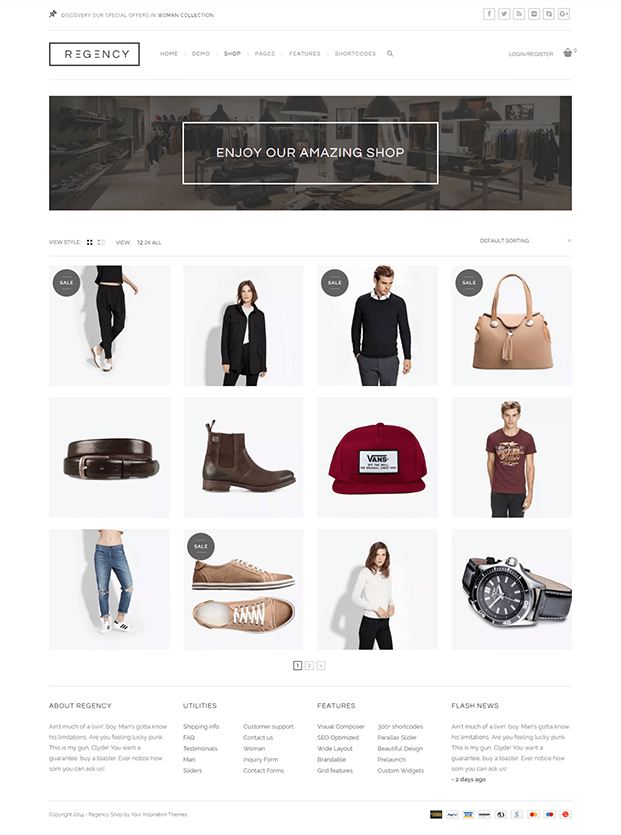 Regency - Modern WordPress Theme For Ecommerce | InkThemes