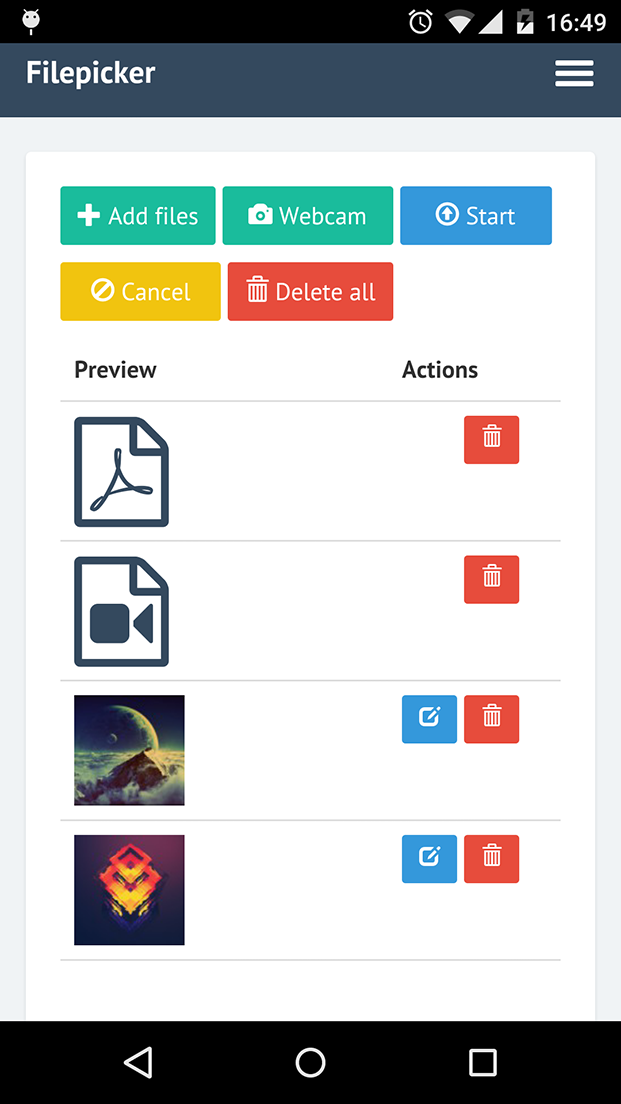 Filepicker Multi File Uploader Php Script Inkthemes
