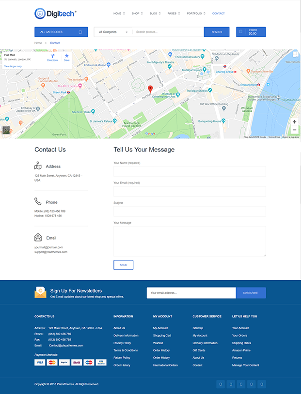 Digitech - Responsive Technology WordPress Theme | InkThemes