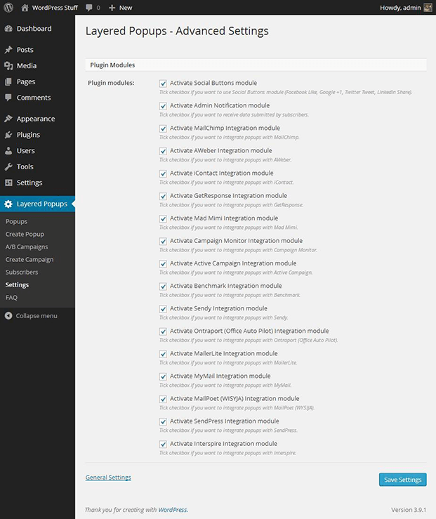 Layered Popups WordPress Plugin | InkThemes