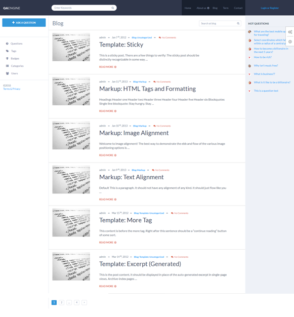 QAEngine - Question and Answer WordPress Theme | InkThemes