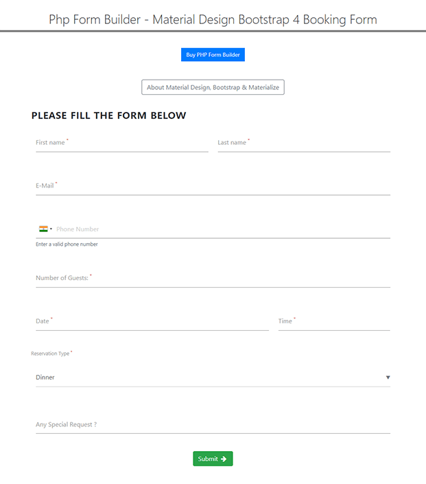 PHP Form Builder Script - Create All Types Of Forms | InkThemes PHP Form Builder Script - Create All Types Of Forms | InkThemes