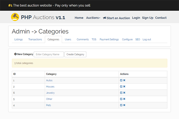 Php Auctions Script For Auction Platform Inkthemes