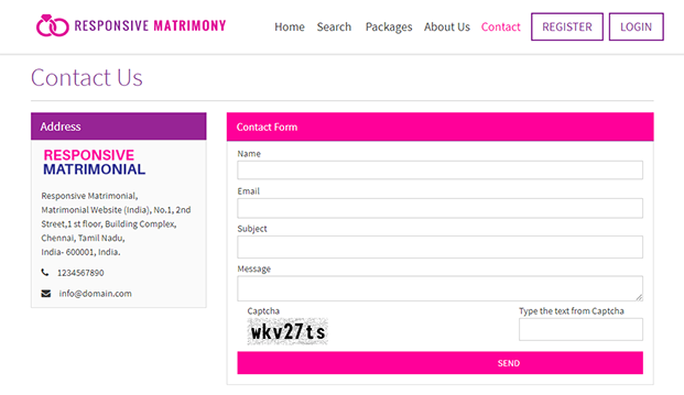 Responsive Matrimonial PHP Script | InkThemes