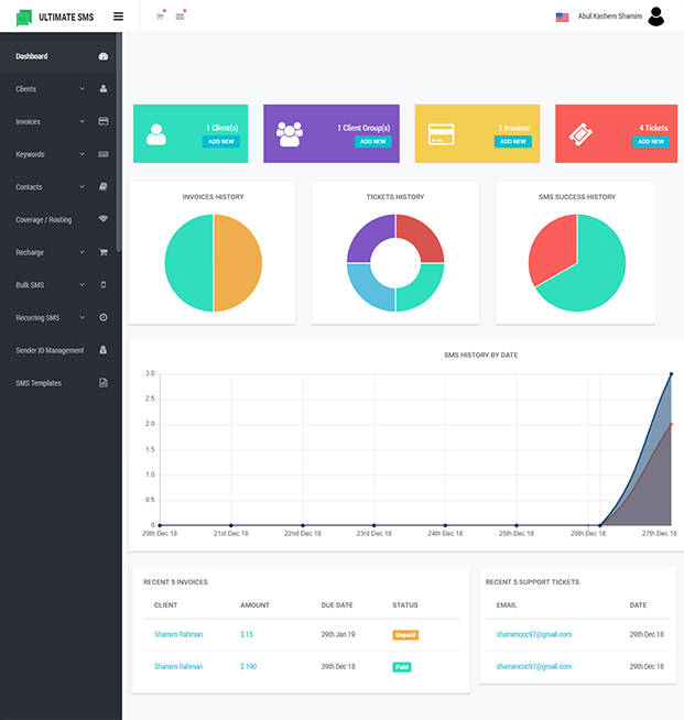 Ultimate SMS - Marketing PHP Script To Send Bulk Messages | InkThemes