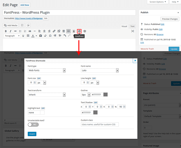 FontPress - WordPress Typography Plugin | InkThemes