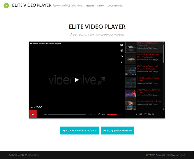 Elite - Video Player WordPress Plugin | InkThemes