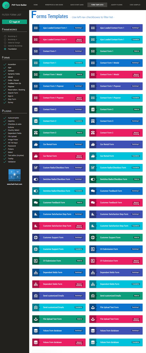 Php Form Builder Script Create All Types Of Forms Inkthemes