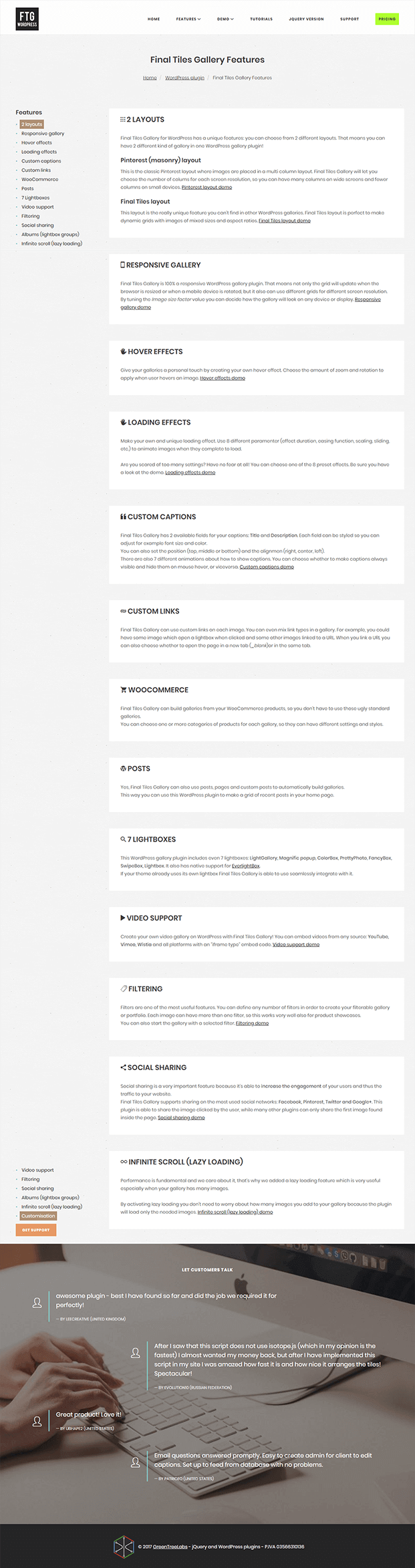 Final Tiles Gallery WordPress Plugin | InkThemes