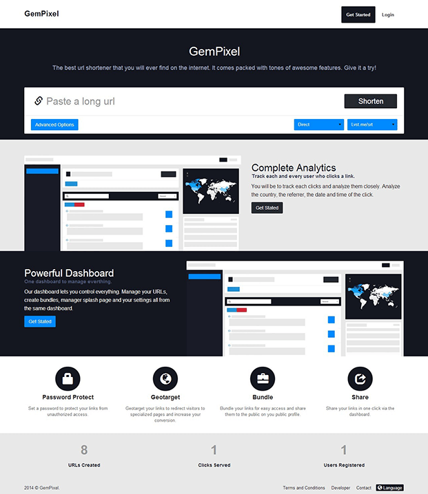 Premium Url Shortener Php Script Inkthemes 