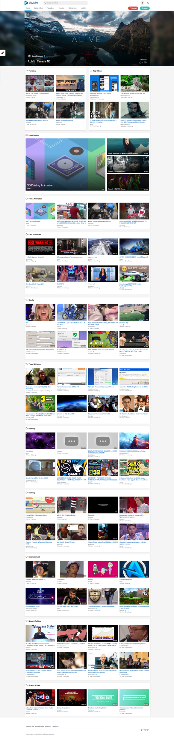PlayTube - Video Sharing PHP Script | InkThemes