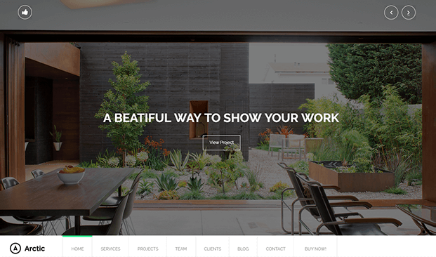 Arctic - Responsive WordPress Theme For Architecture | InkThemes