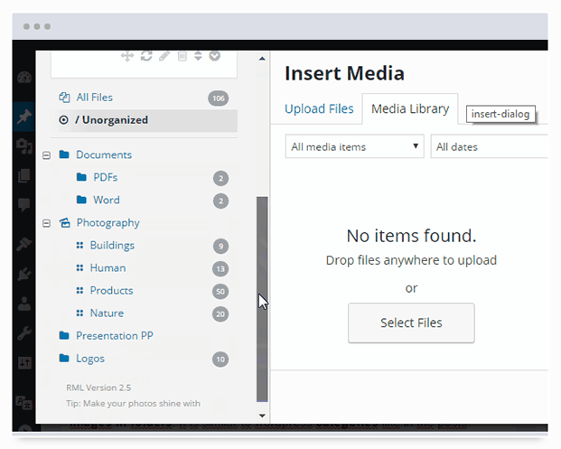 Real Media Library - WordPress Plugin | InkThemes
