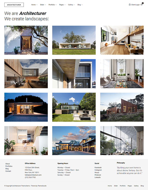 Architecturer Home Decor Architecture Wordpress Theme Inkthemes